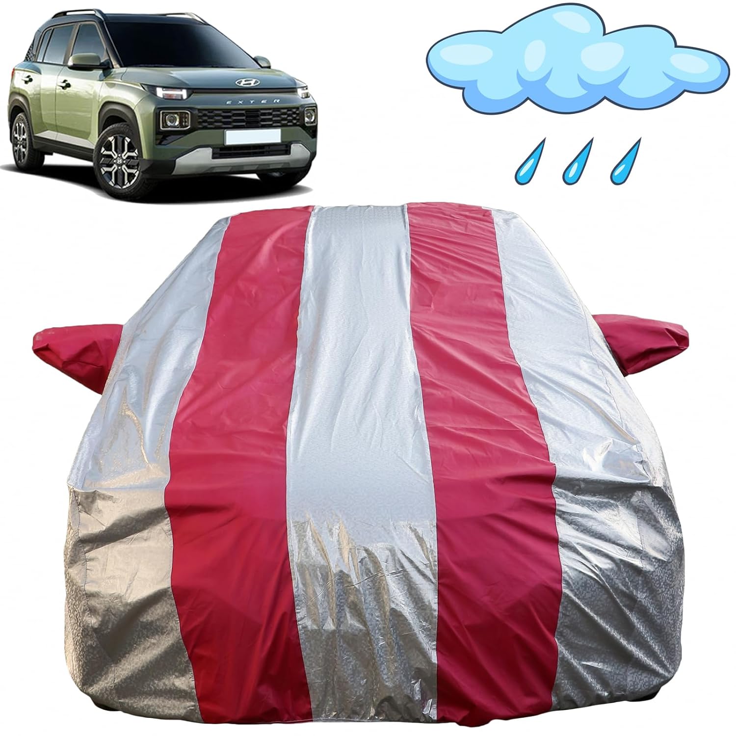 Autofact Exter Car Cover - FlexGuard - Waterproof Car Body Cover for H